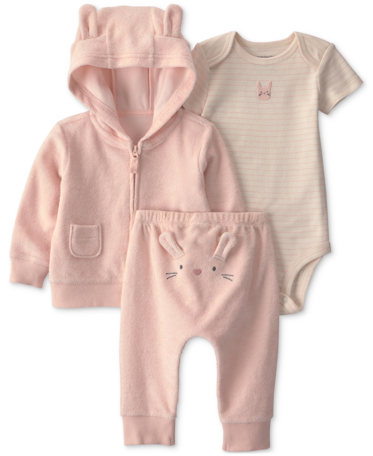 Click here for Carters Baby Girls Bunny Cardigan  Bodysuit and Pa... prices