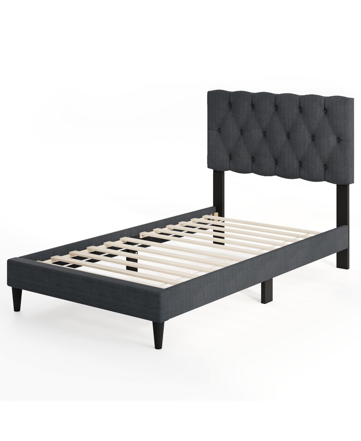 Click here for Slickblue Platform Bed Frame with Upholstered Tuft... prices