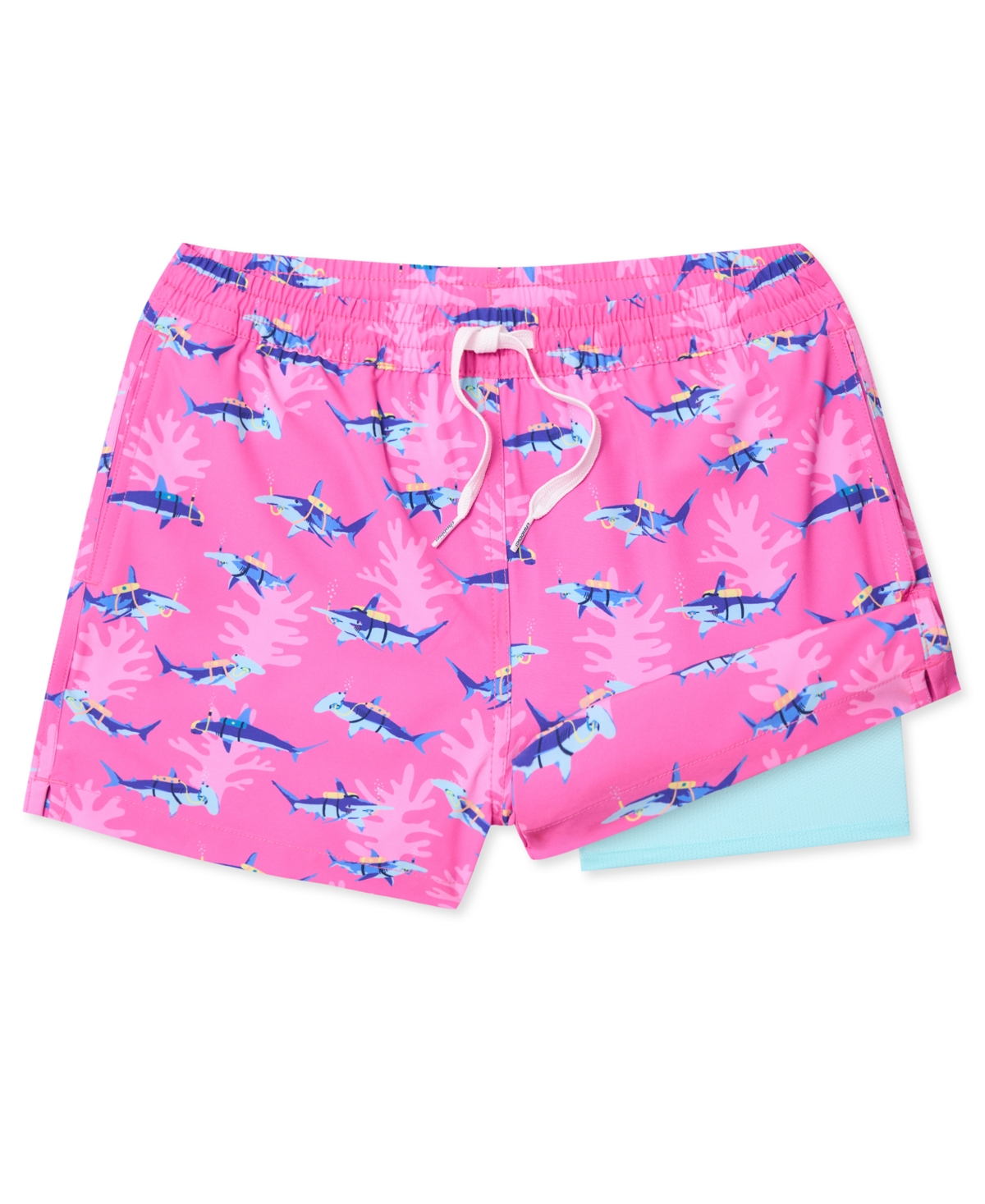 Click here for Chubbies Girls 7-20 The Great Pink Sharks Swim Tru... prices