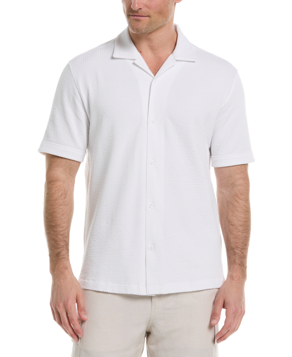 Click here for Cubavera Mens Short-Sleeve Seersucker Knit Shirt -... prices
