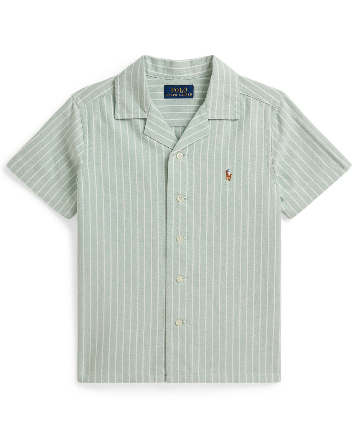 Click here for Polo Ralph Lauren Boys 2-7 Striped Oxford Camp Shi... prices