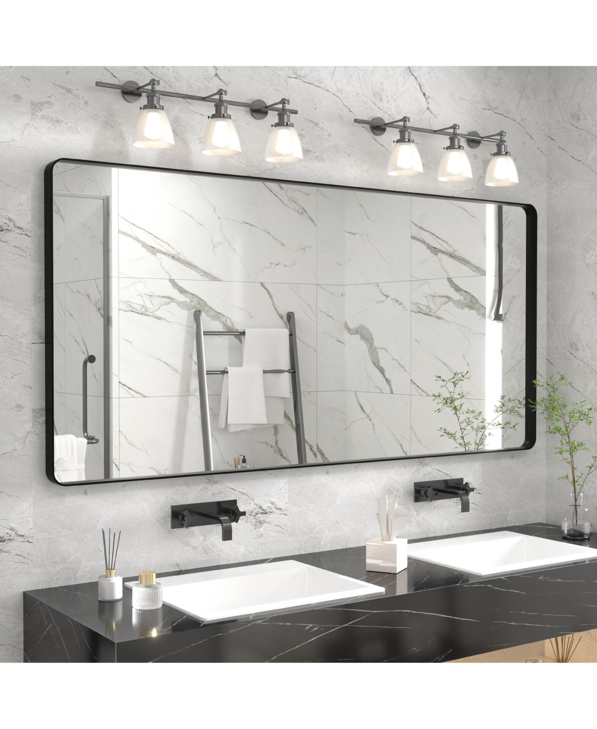 Click here for Apmir 60 x 28 High-Strength Tempered Glass and Alu... prices