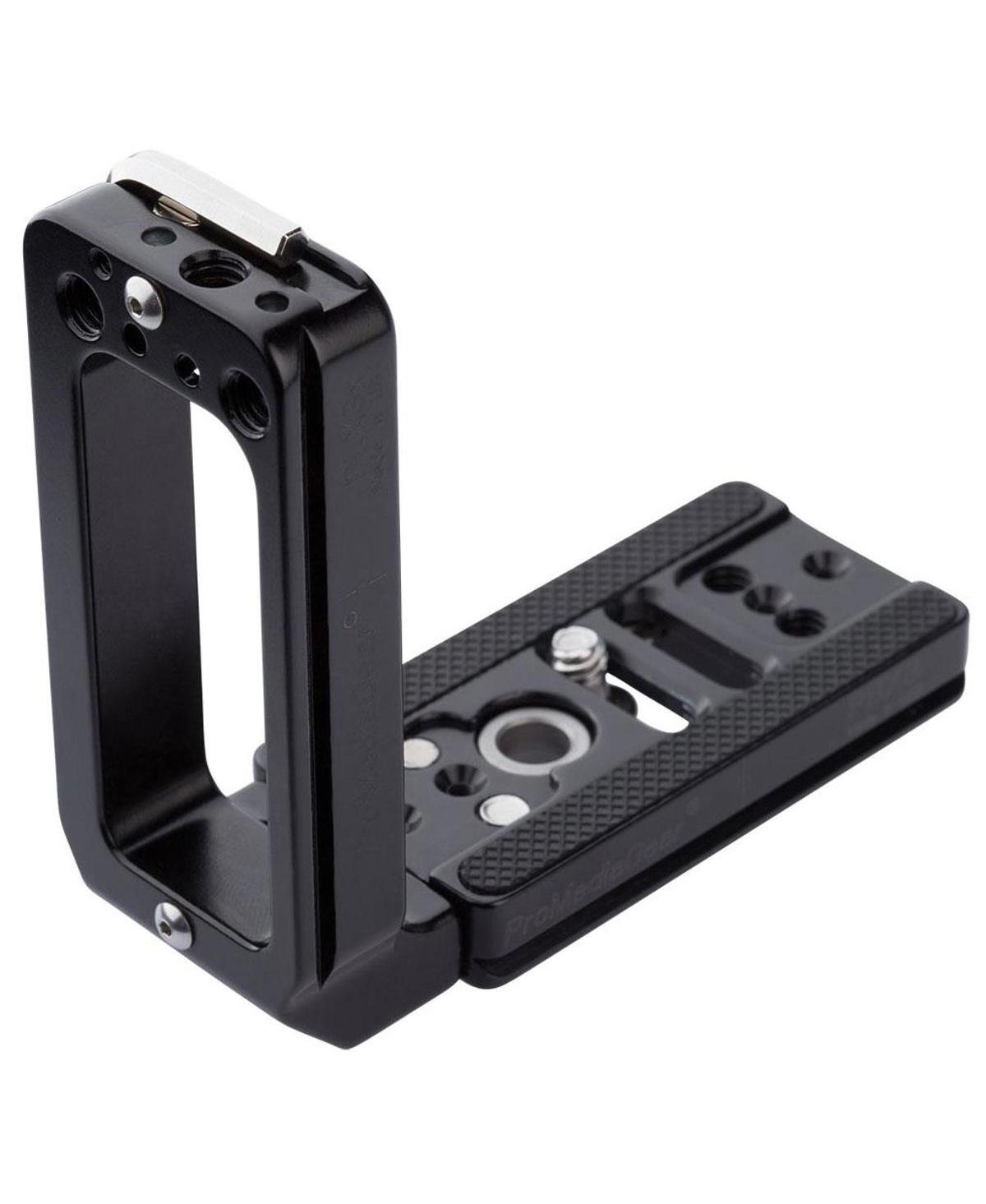 ProMediaGear 3 inches Universal L-Bracket and Arca-Swiss Type L-Plate for Dslr Camera without Grip/Short Bodies