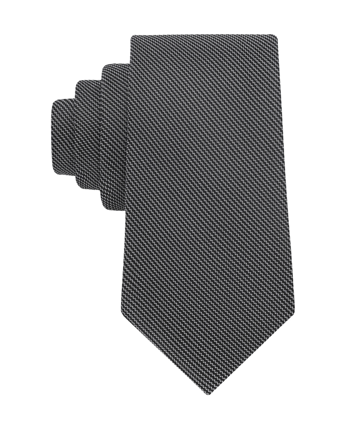 Click here for Calvin Klein Mens Irene Solid Tie - Black prices
