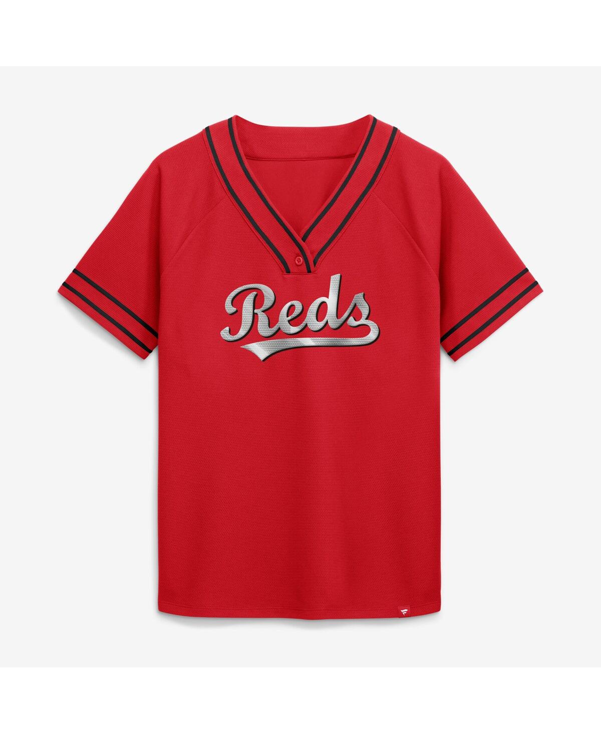 Click here for Fanatics Womens Red Cincinnati Reds Diva Race Ahea... prices