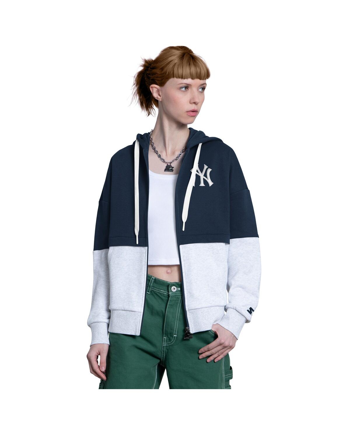 Click here for Starter Womens Navy/Heather Gray New York Yankees... prices
