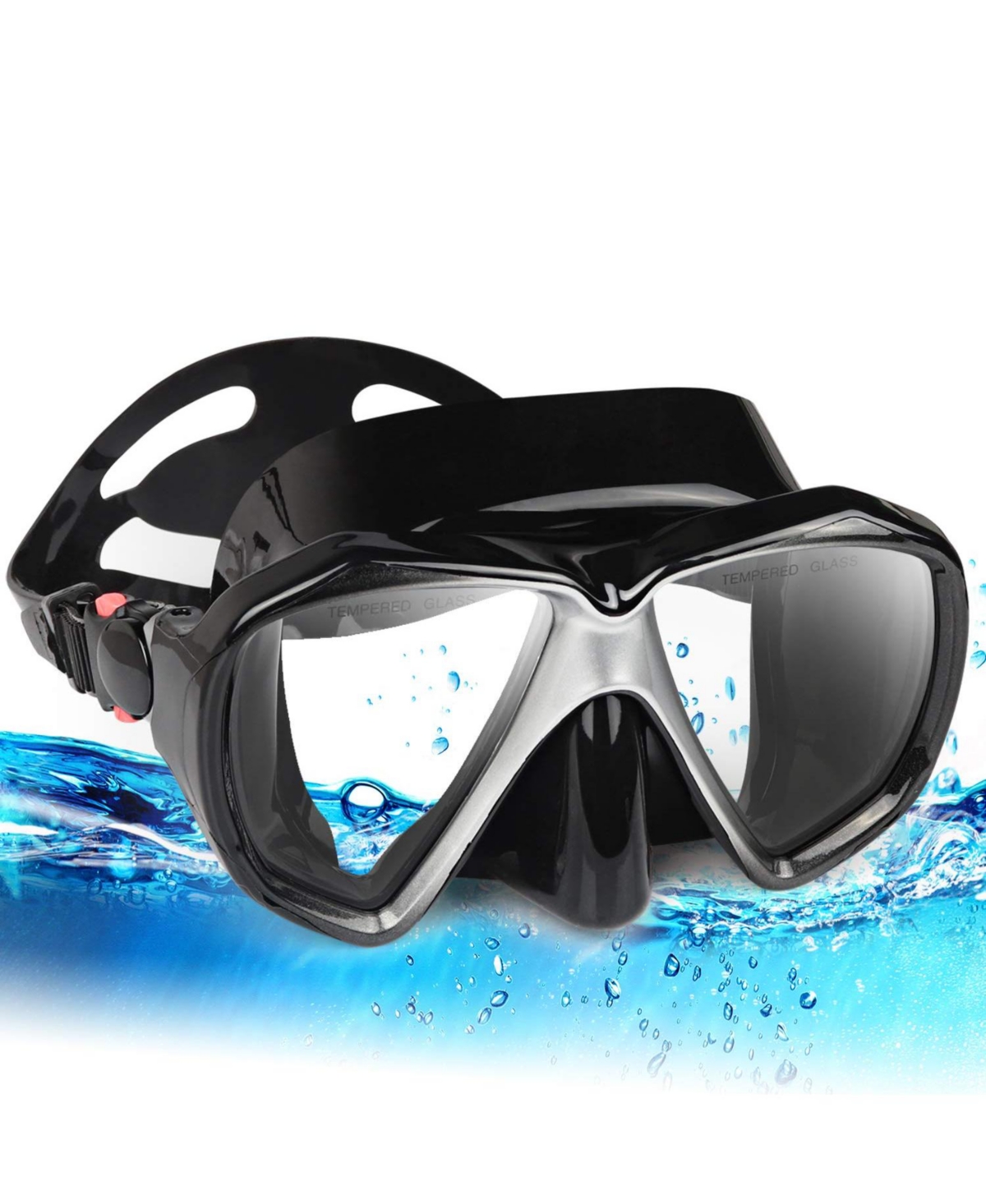 Click here for Gnuadz Snorkel Mask Panoramic Hd Anti-fog Tempered... prices