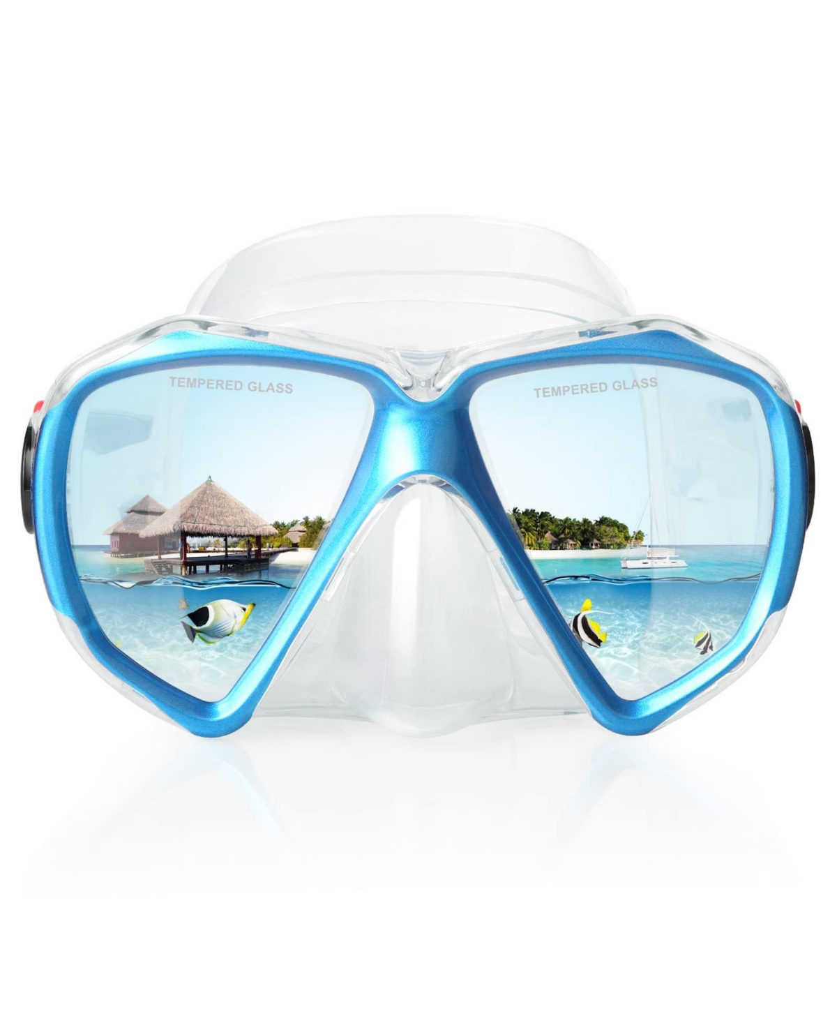 Click here for Gnuadz Snorkel Mask Panoramic Hd Anti-fog Tempered... prices