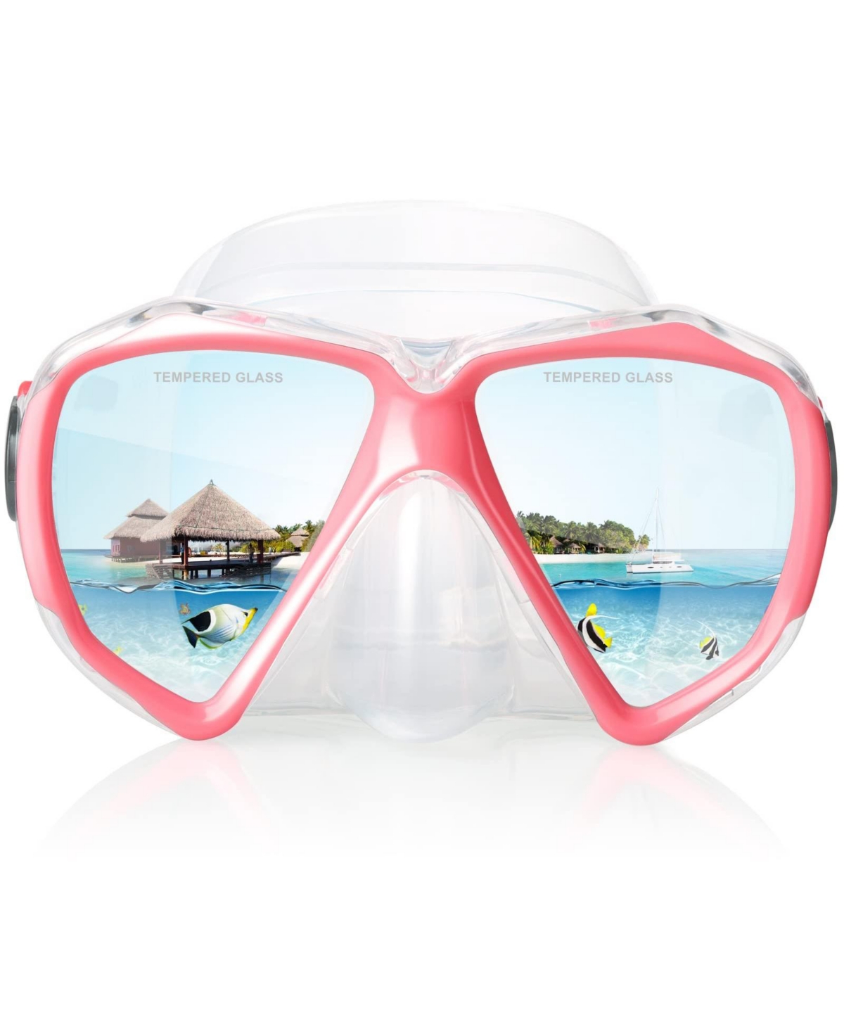 Click here for Gnuadz Snorkel Mask Panoramic Hd Anti-fog Tempered... prices