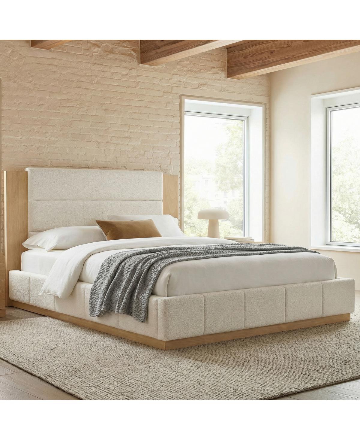 Click here for Streamdale Furniture Upholstered Platform Bed Fram... prices