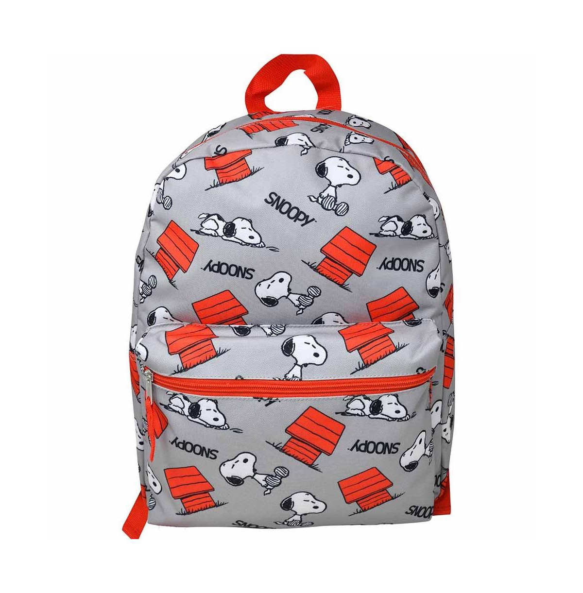 Click here for Fast Forward Gray Snoopy 16 Nylon School Backpack... prices