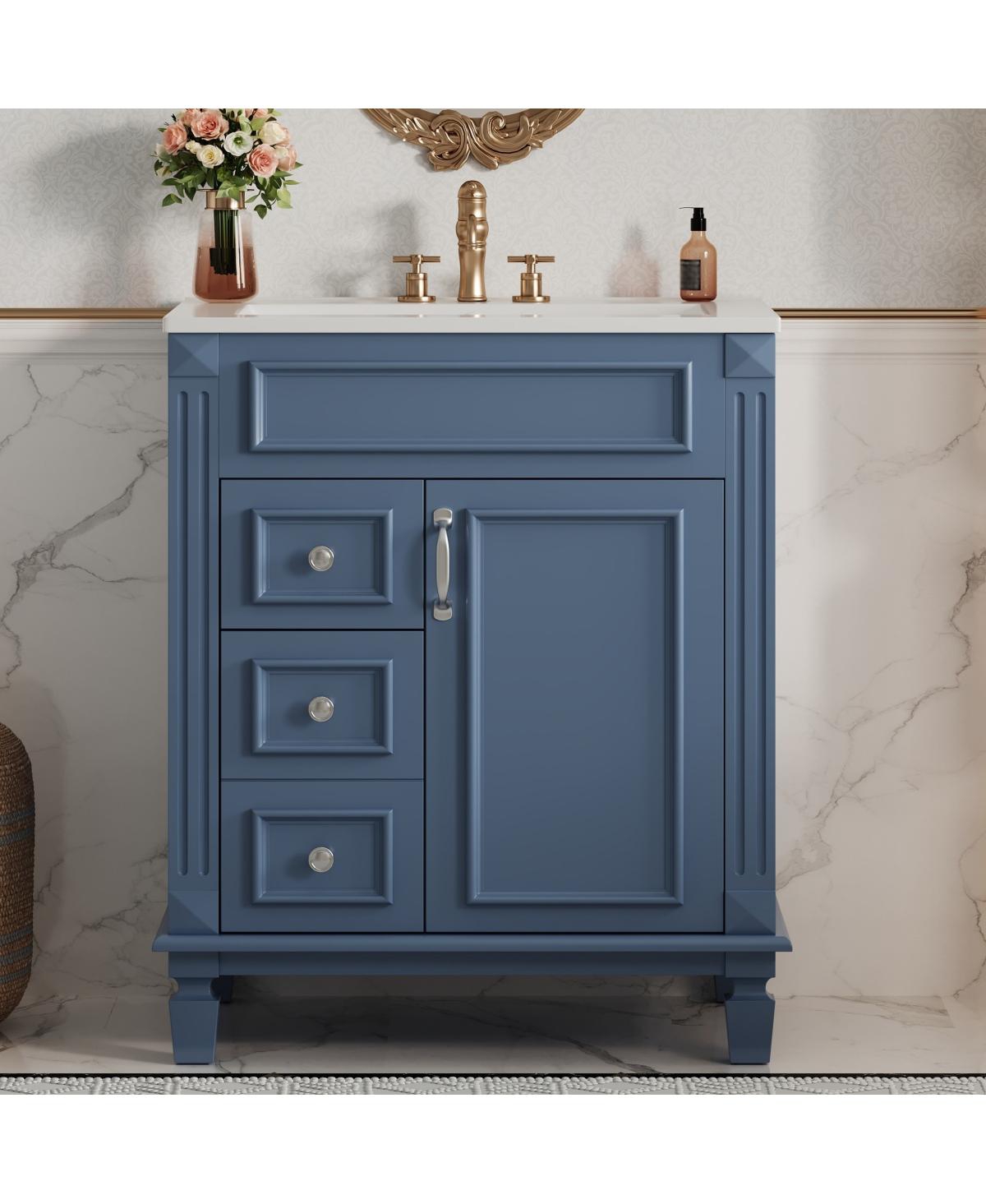 Click here for Sillysis Bathroom Vanity with Ceramic Sink  2 Draw... prices