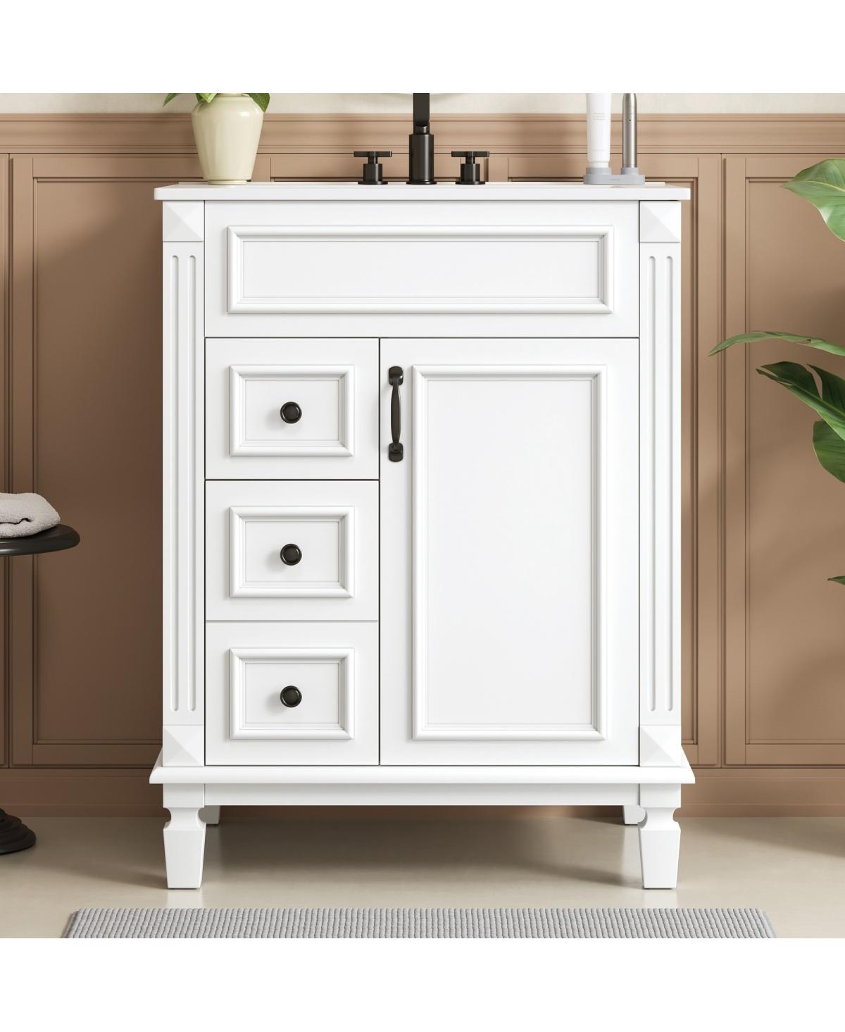 Click here for Sillysis Bathroom Vanity with Ceramic Sink  2 Draw... prices