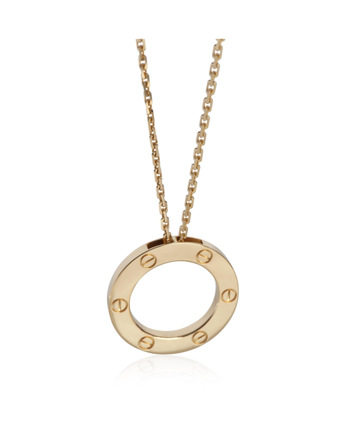 Click here for Pre-Owned Cartier Yellow Gold Love Necklace - Yell... prices