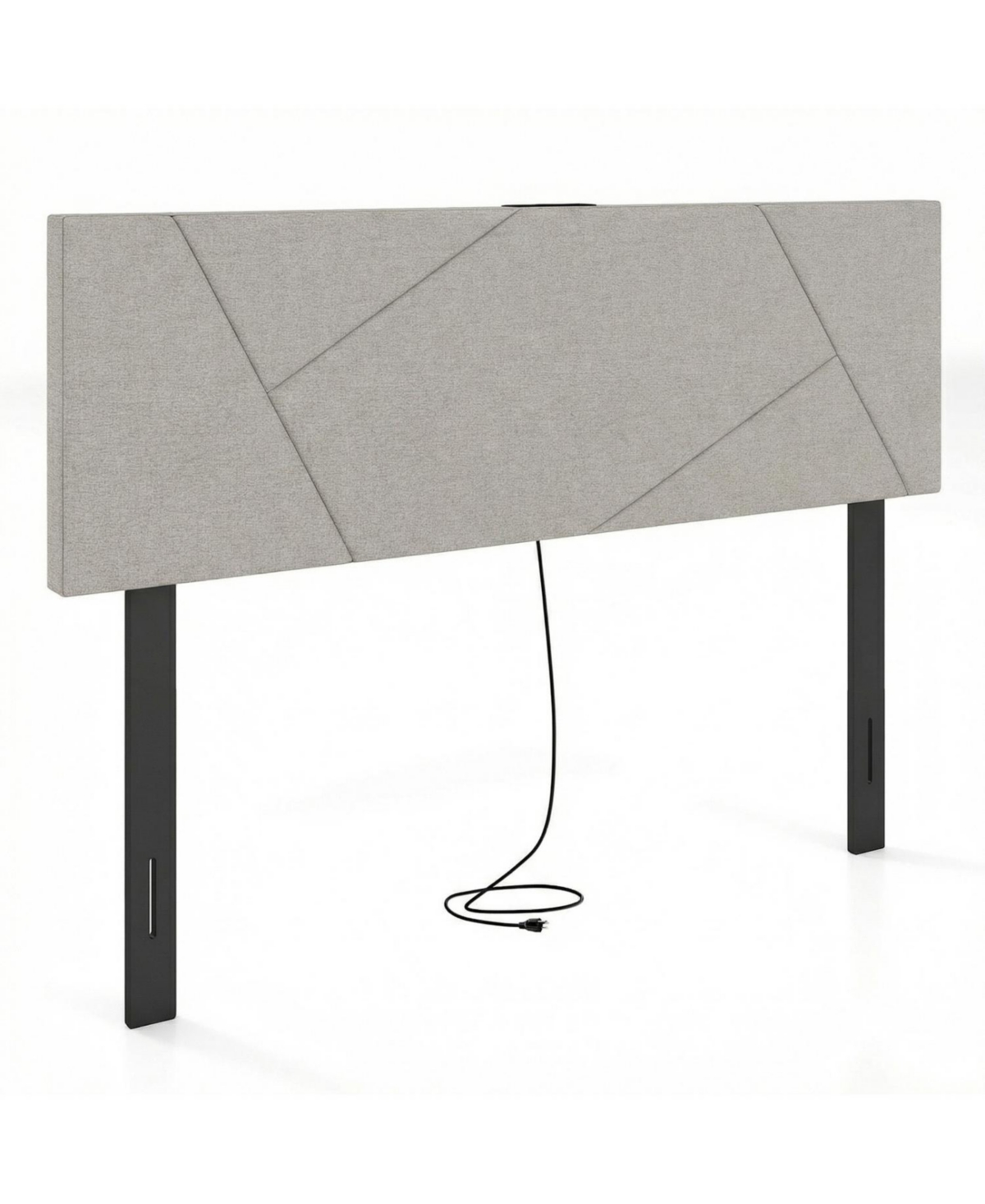 Click here for Slickblue Upholstered Geometric Bed Head Board  Co... prices