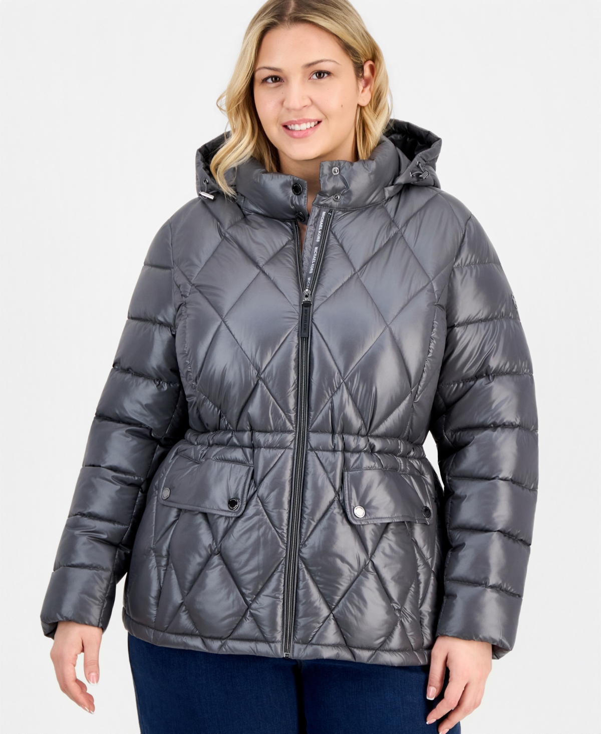 Click here for Michael Kors Plus Size Hooded Anorak Packable Puff... prices