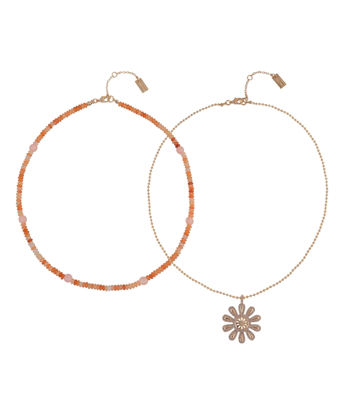 Click here for Rachel Rachel Roy 2pieces Necklace Set with Semi P... prices