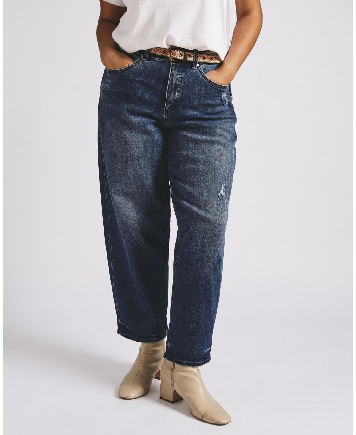 Click here for Universal Standard Womens Plus Size Lou High Rise... prices