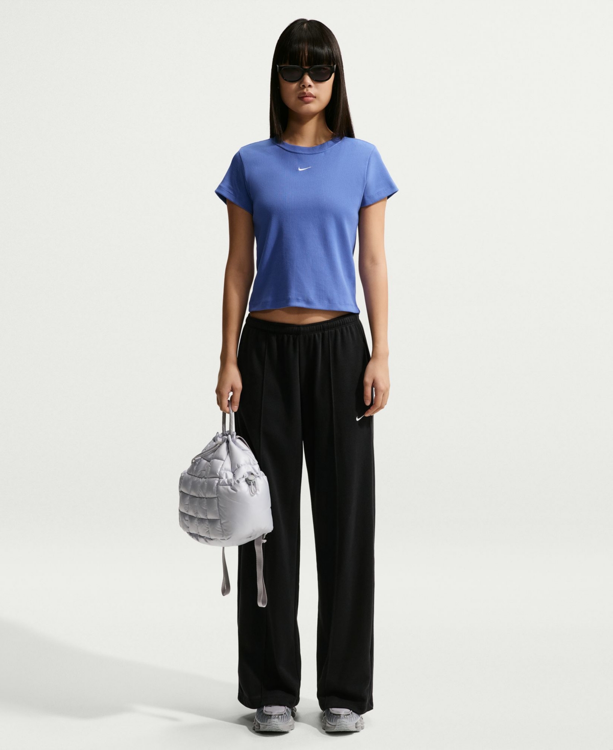 Click here for Nike Sportswear Womens Tight Ribbed Short Sleeve T... prices