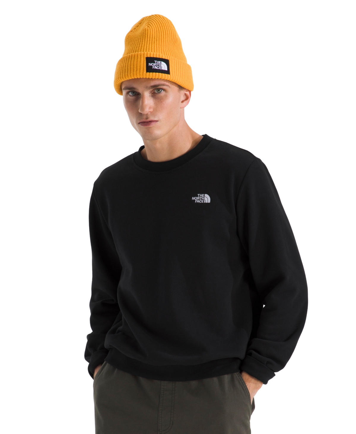 The North Face Mens Evolution Simple Dome Crewneck Hoodie - TNF Black