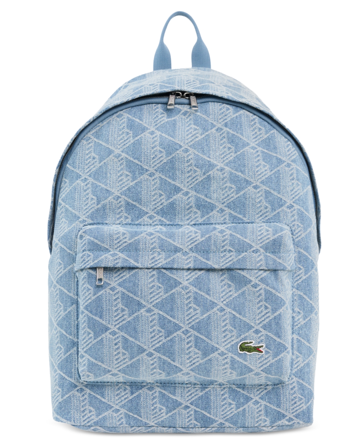 Click here for Lacoste Mens Denim Laptop Backpack - Light Blue De... prices