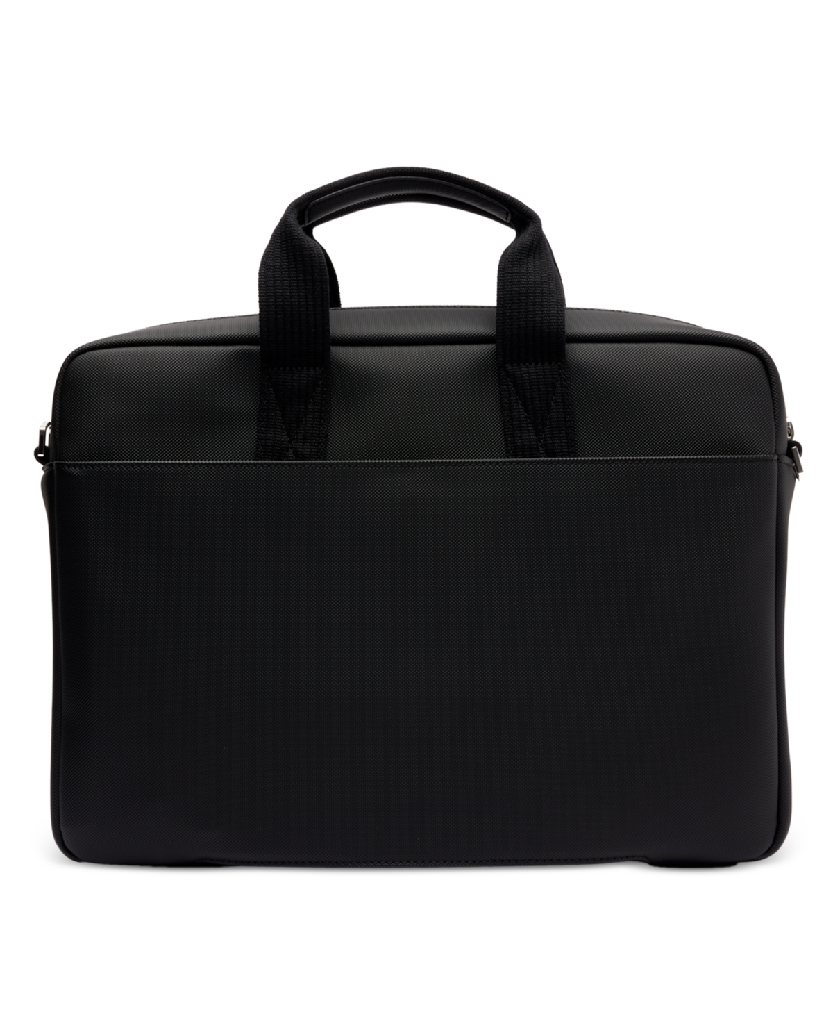Click here for Lacoste Mens Pique Effect Computer Bag - Black prices