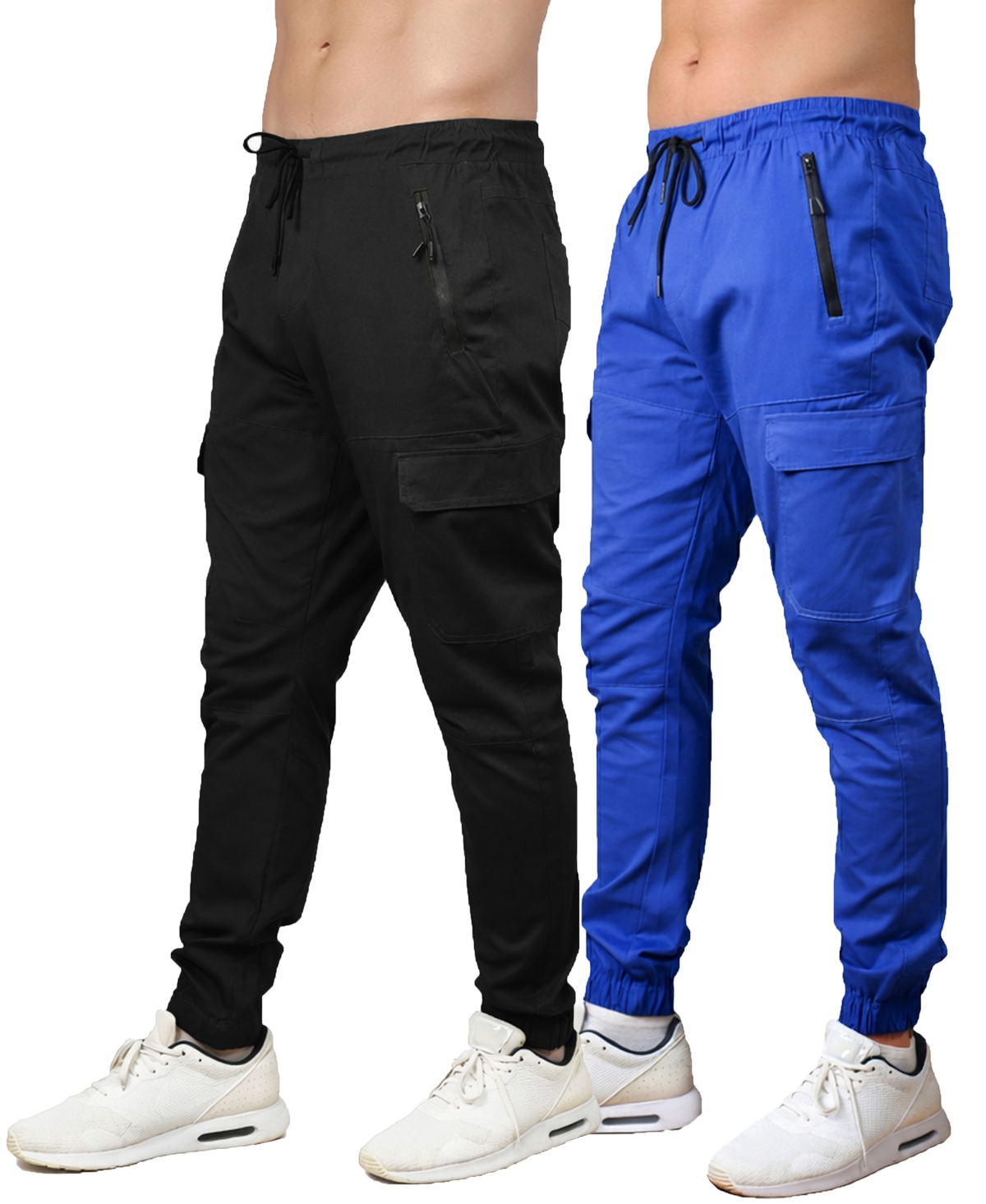 Click here for Blu Rock Mens Slim-Fit Cargo Jogger Pants  2-Pack... prices
