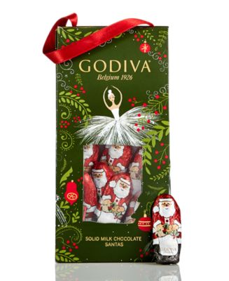 Godiva Mini Foil Santa Pouch - Macy's