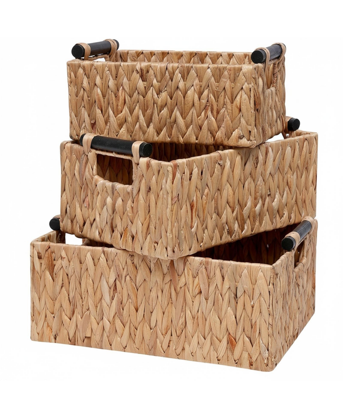 Click here for Yigii Storage Baskets 3 Pack Handwoven Water Hyaci... prices