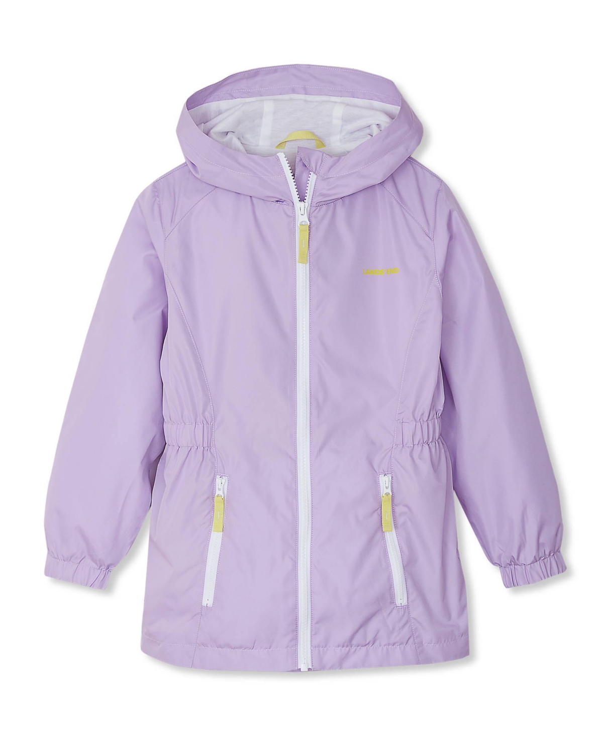 Click here for Lands End Girls Hooded Water Resistant Rain Jacket... prices