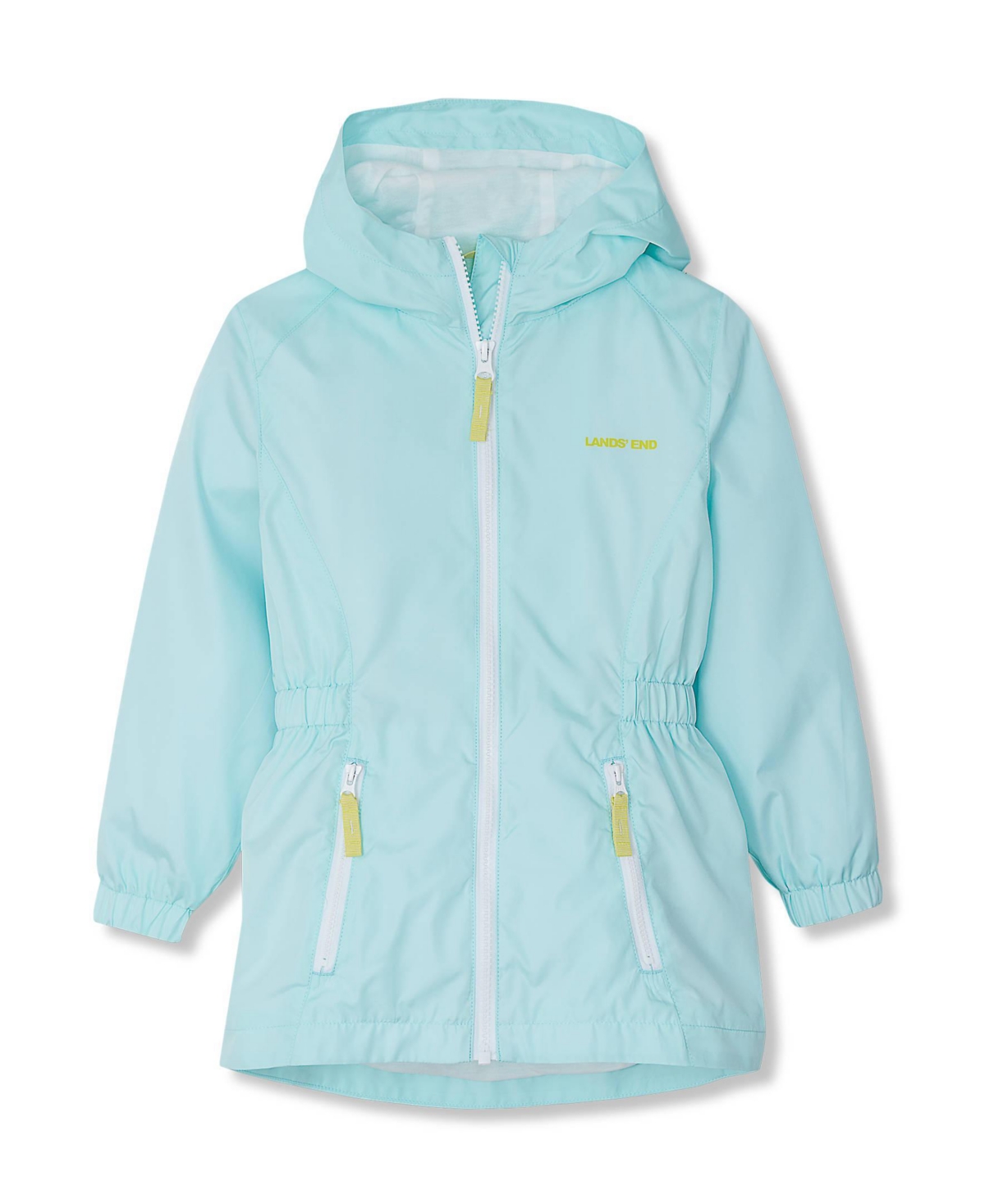 Click here for Lands End Girls Hooded Water Resistant Rain Jacket... prices