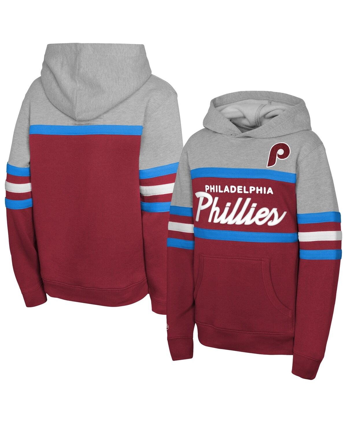 Click here for Mitchell & Ness Big Boys and Girls Red/Grey Philad... prices