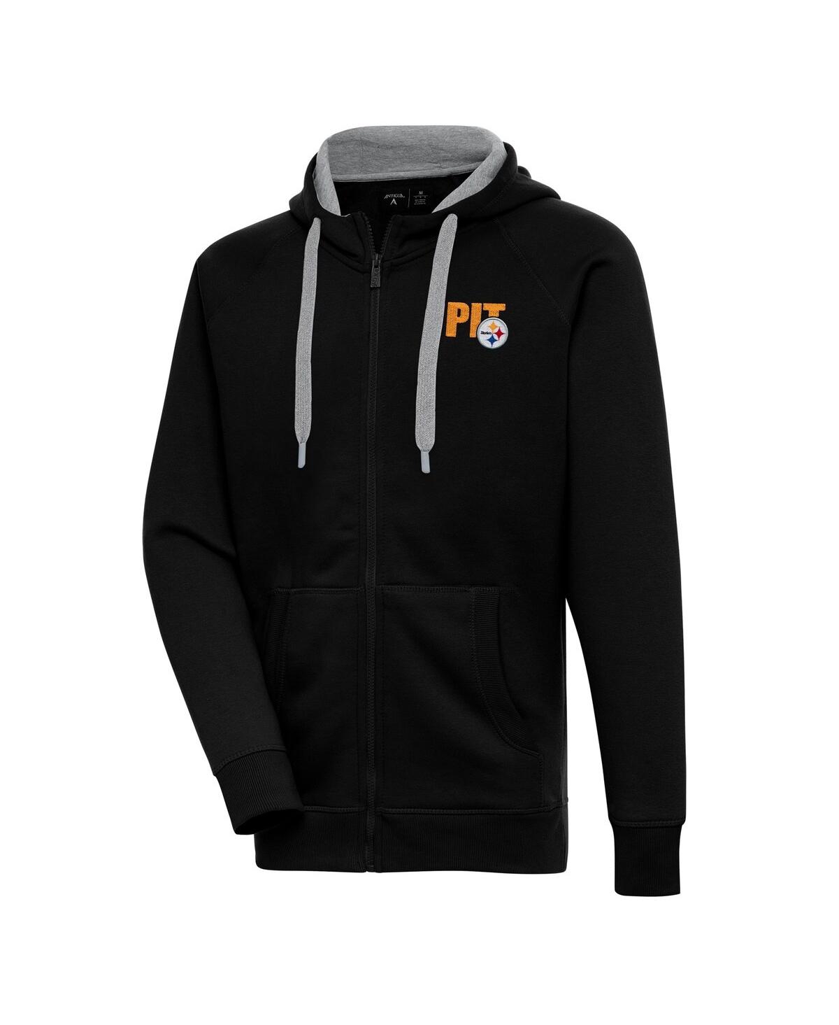 Click here for Antigua Mens Black Pittsburgh Steelers Victory Ful... prices