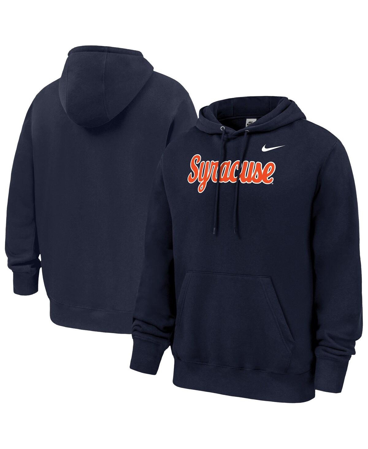 Click here for Nike Mens Navy Syracuse Orange Script Club Fleece... prices
