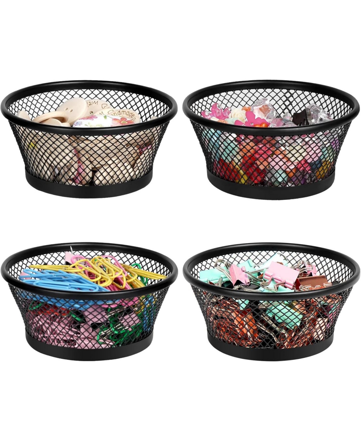 Click here for Danrong Paper Clip Holders for Desk  Mesh Metal Pa... prices