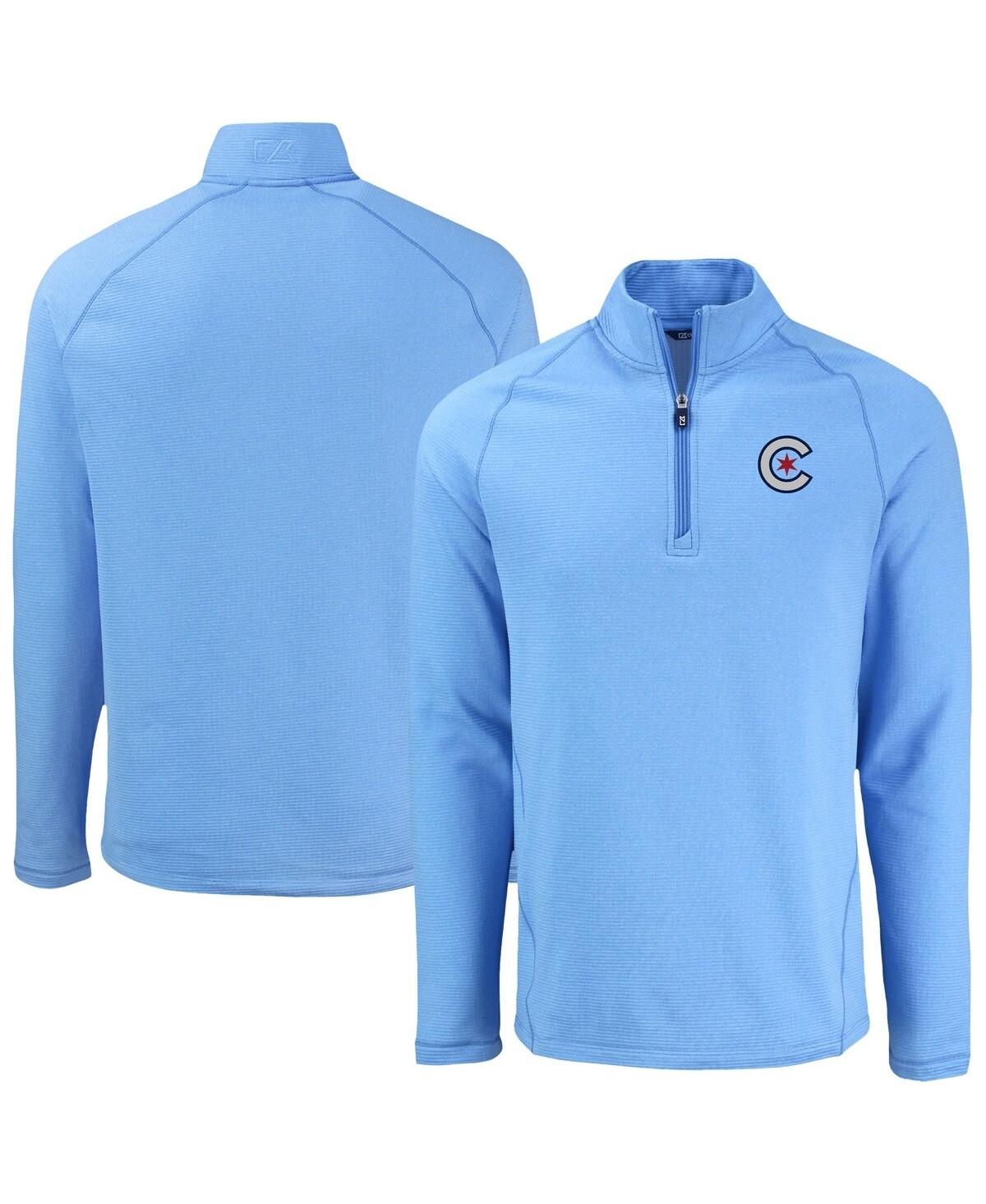 Click here for Cutter & Buck Mens Heather Light Blue Chicago Cubs... prices