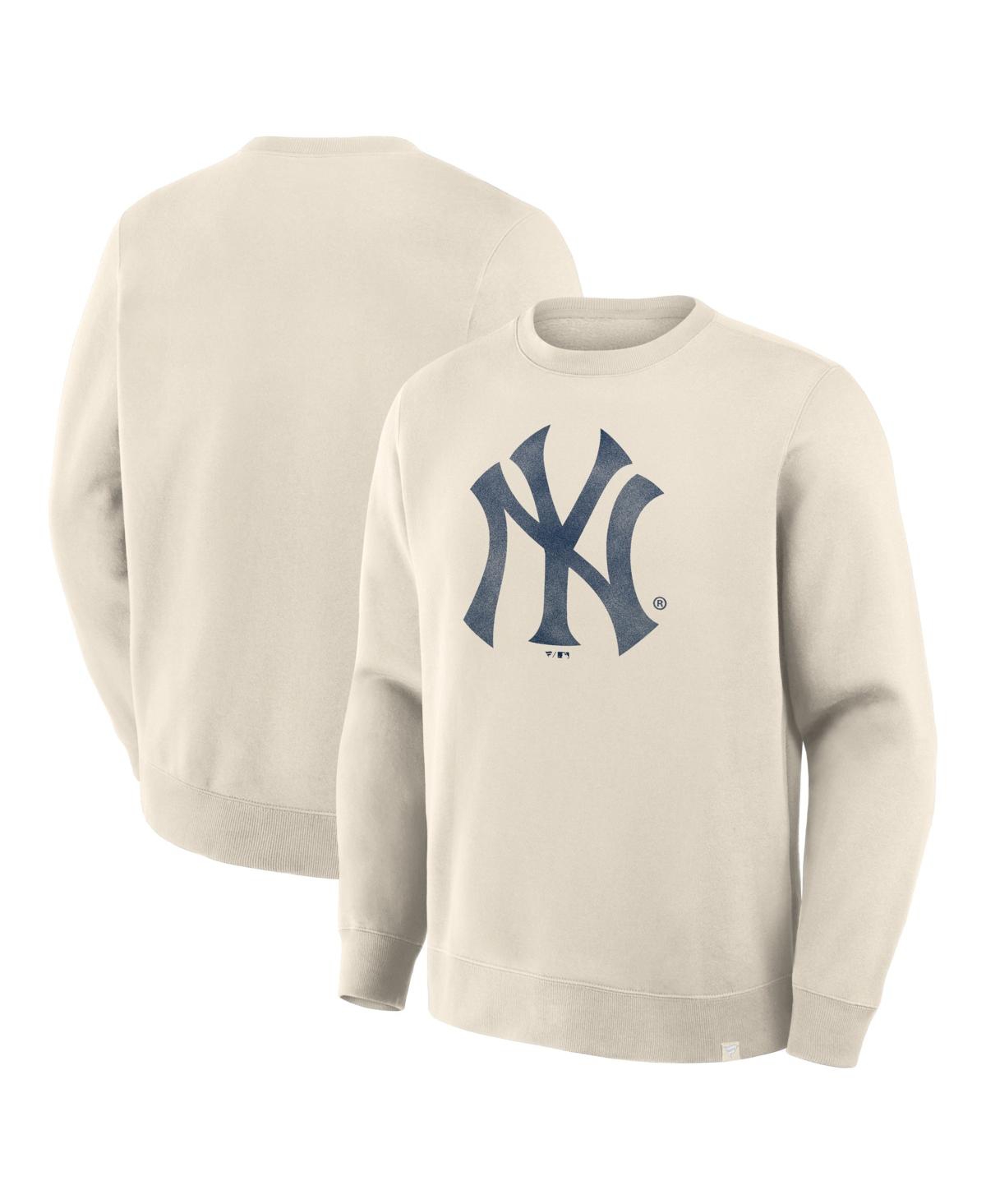 Click here for Fanatics Mens Tan New York Yankees Legacy Sweatshi... prices