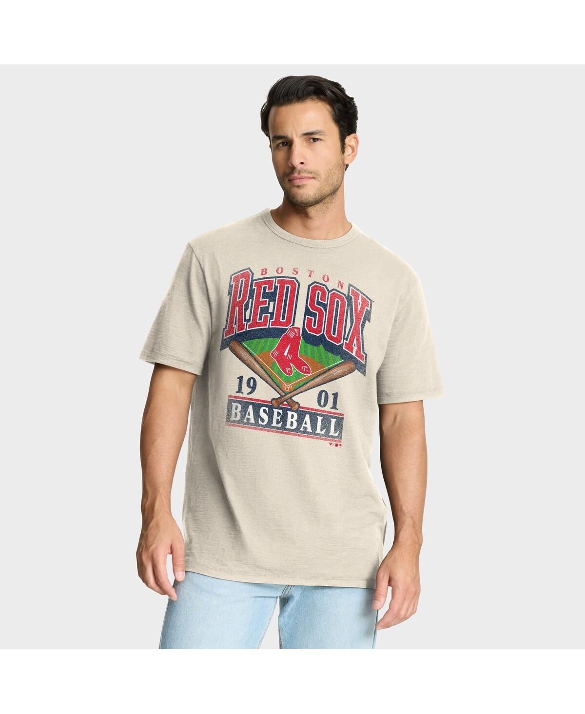 Click here for Fanatics Mens Tan Boston Red Sox Stadium Slub T-Sh... prices