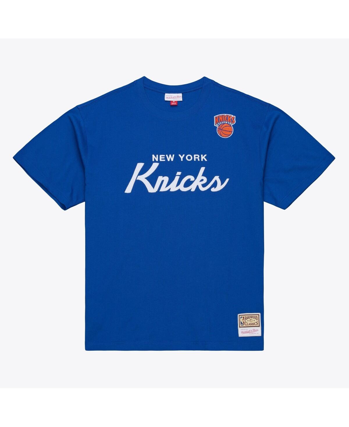 Click here for Mitchell & Ness Mens Blue New York Knicks Head Coa... prices