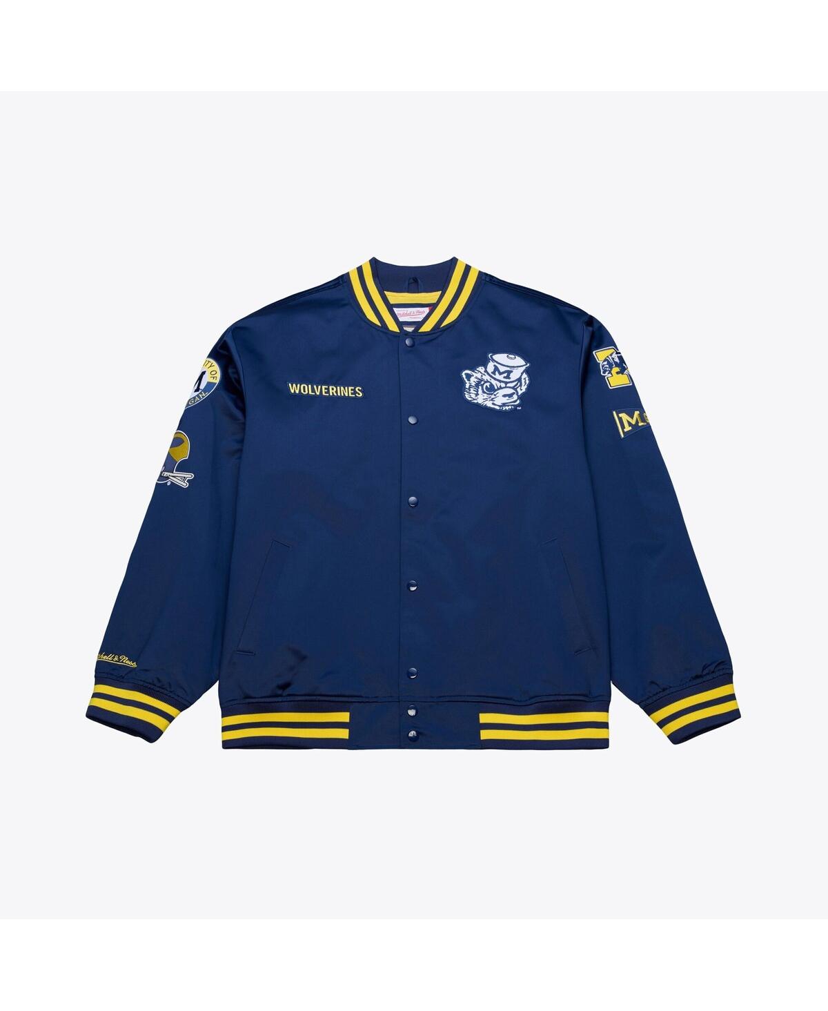 Click here for Mitchell & Ness Mens Navy Michigan Wolverines Doub... prices