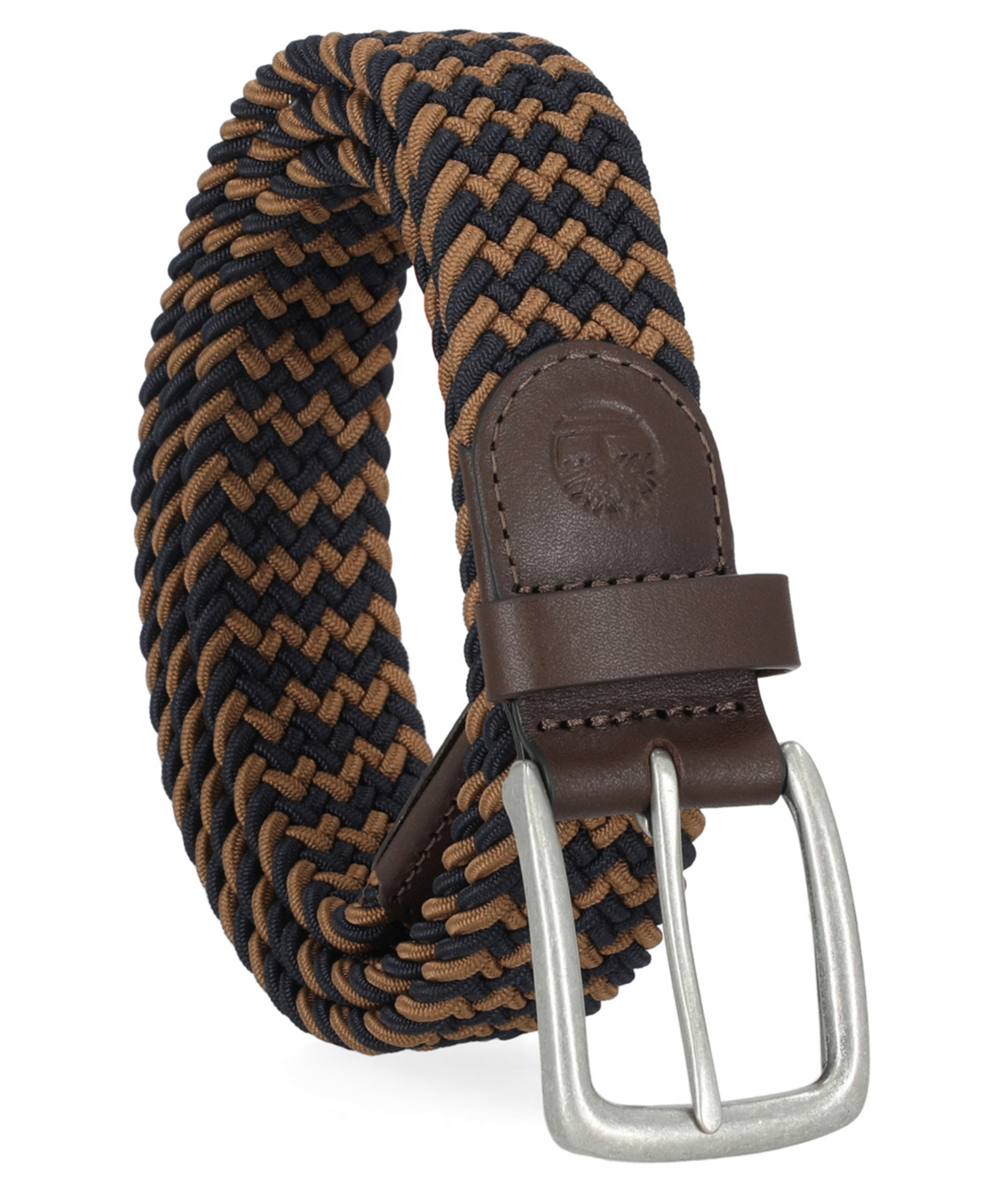 Click here for Timberland Mens Two-Tone Braided Stretch Web Belt... prices