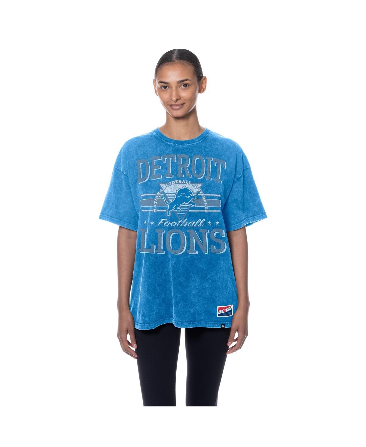 Click here for New Era Womens Blue Detroit Lions Throwback Oversi... prices