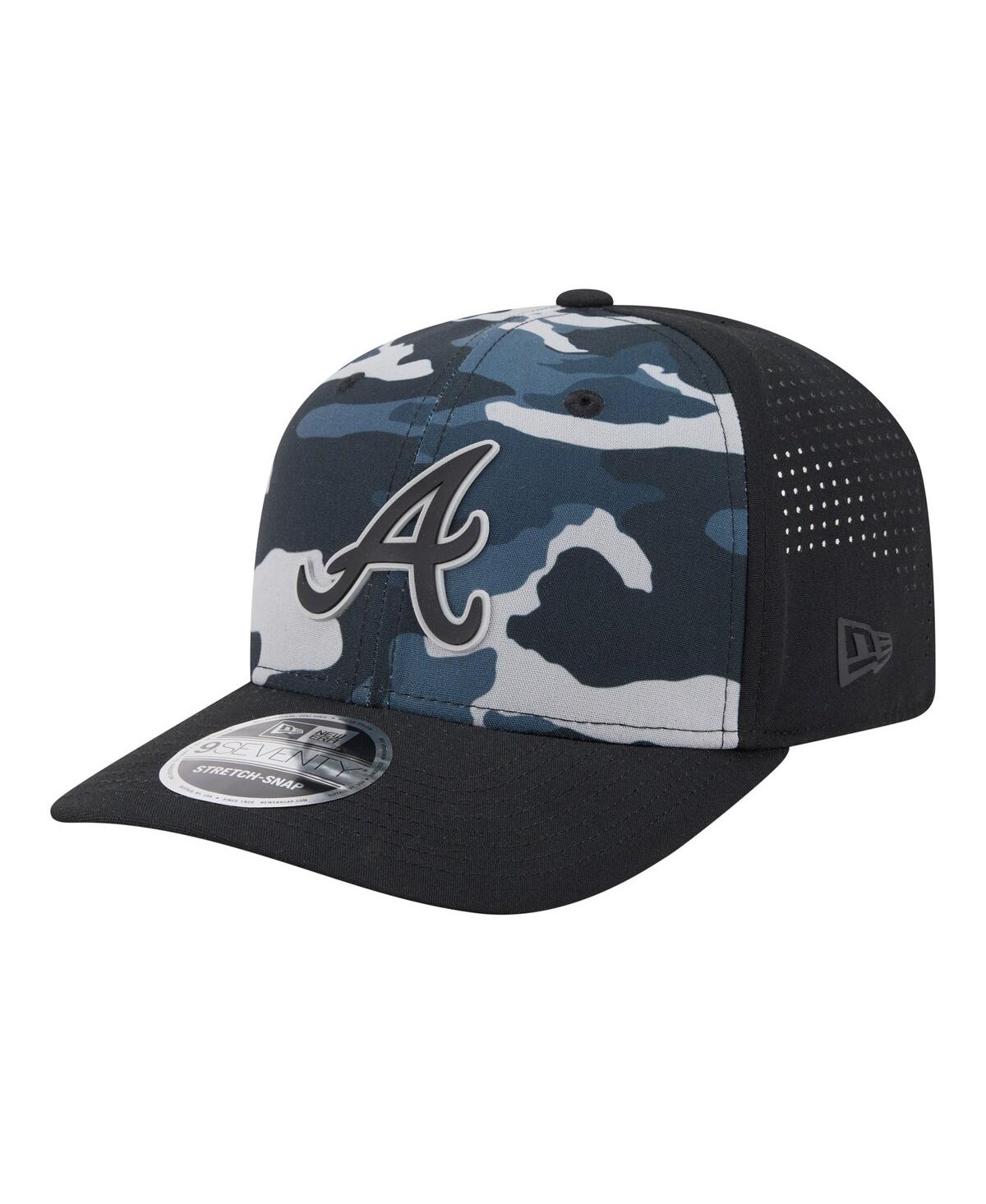 Click here for New Era Mens Black Atlanta Braves Tonal Camo 9SEVE... prices