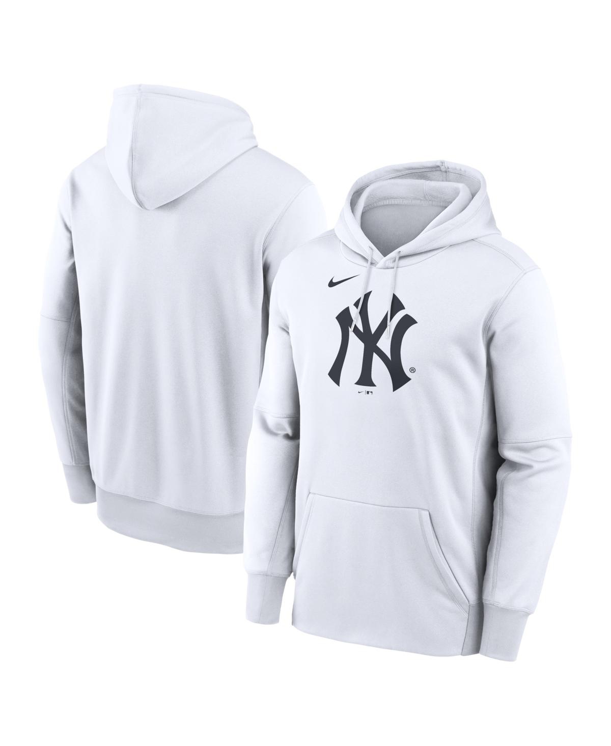 Click here for Nike Mens White New York Yankees Logo Club Hoodie... prices