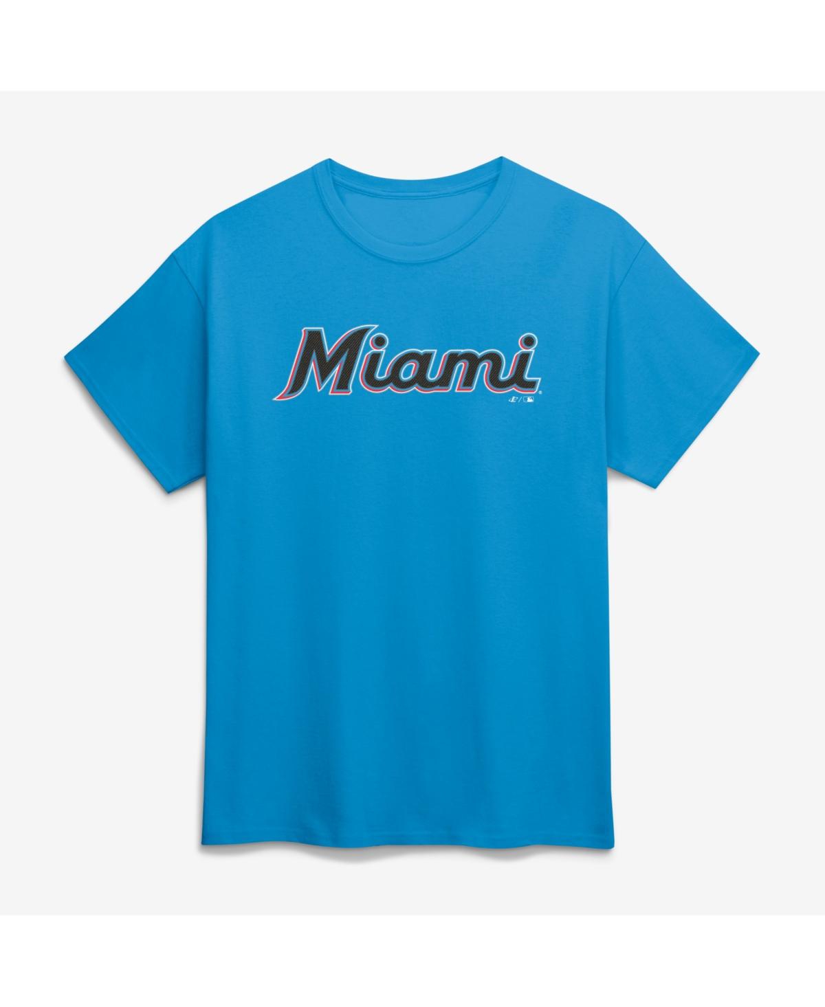 Click here for Logo Athletic Mens Teal Miami Marlins Wordmark T-S... prices
