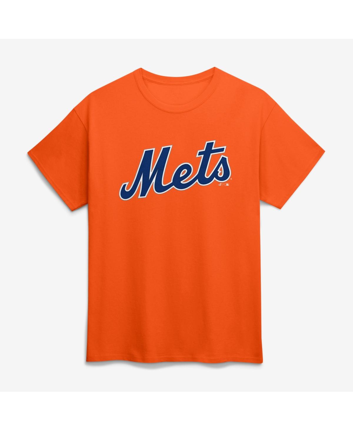Click here for Logo Athletic Mens Orange New York Mets Wordmark T... prices