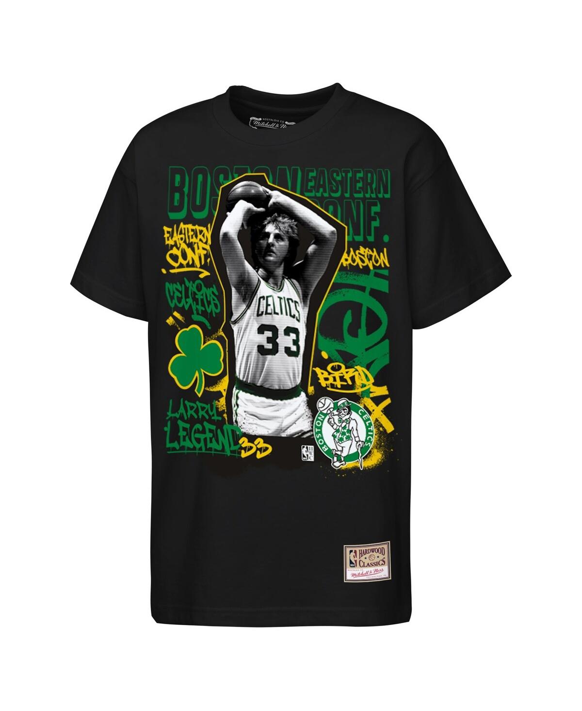 Click here for Mitchell & Ness Big Boys and Girls Larry Bird Blac... prices