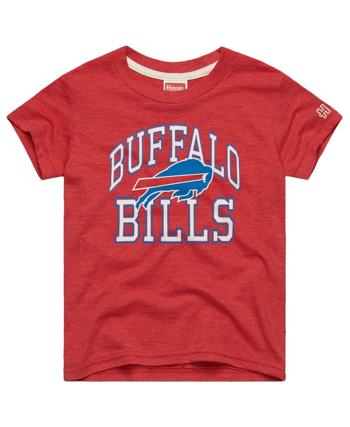 Click here for Homage Big Boys and Girls Red Buffalo Bills Arch T... prices