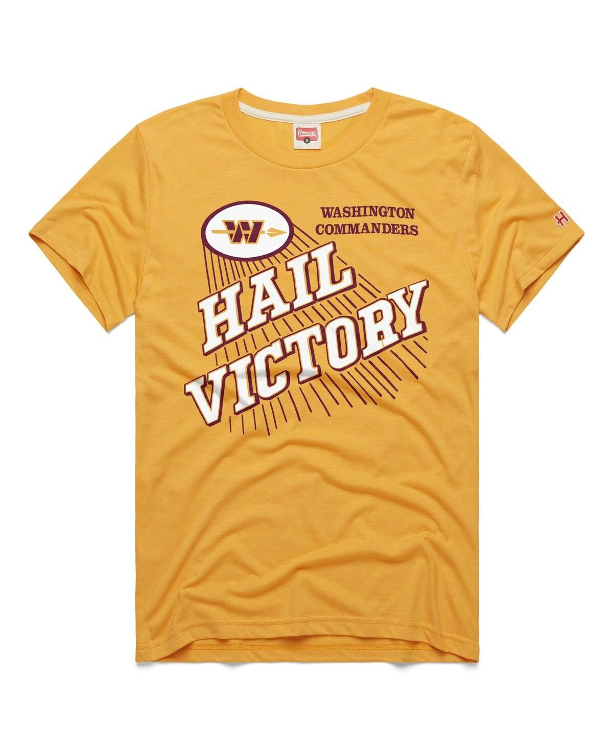 Click here for Homage Mens Gold Washington Commanders Hail Victor... prices