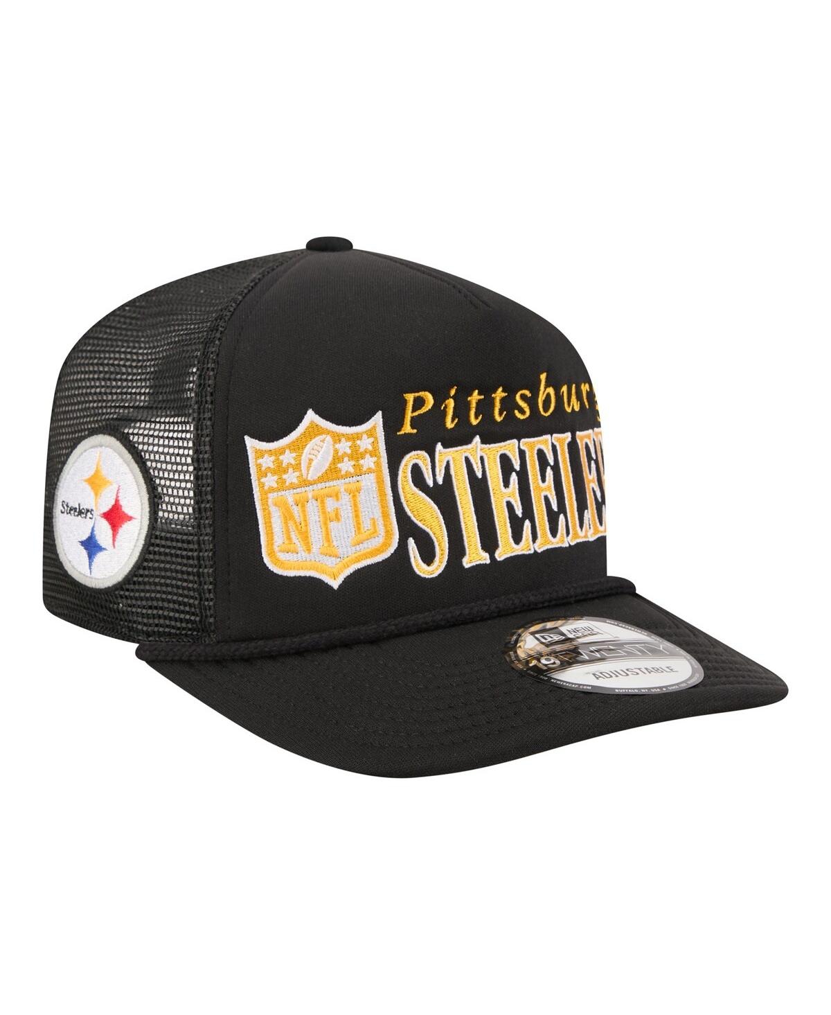 Click here for New Era Mens Black Pittsburgh Steelers Throwback F... prices